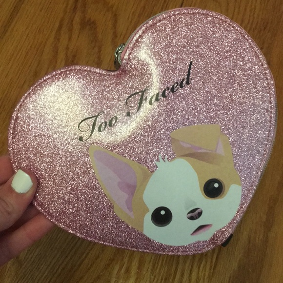 Too Faced | Bags | Two Faced Small Cosmetic Bag | Poshmark